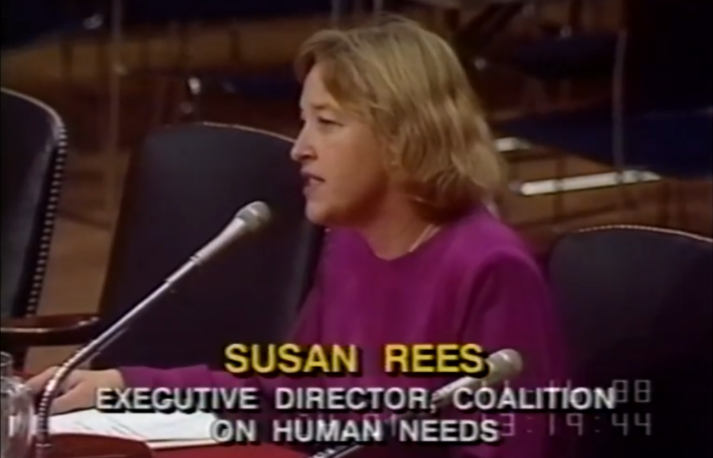 Remembering Susan Rees - Coalition on Human Needs
